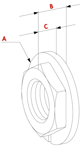 MUTTER,VERSTELLBAR,M16,VZ | torbeschlaghandel.de