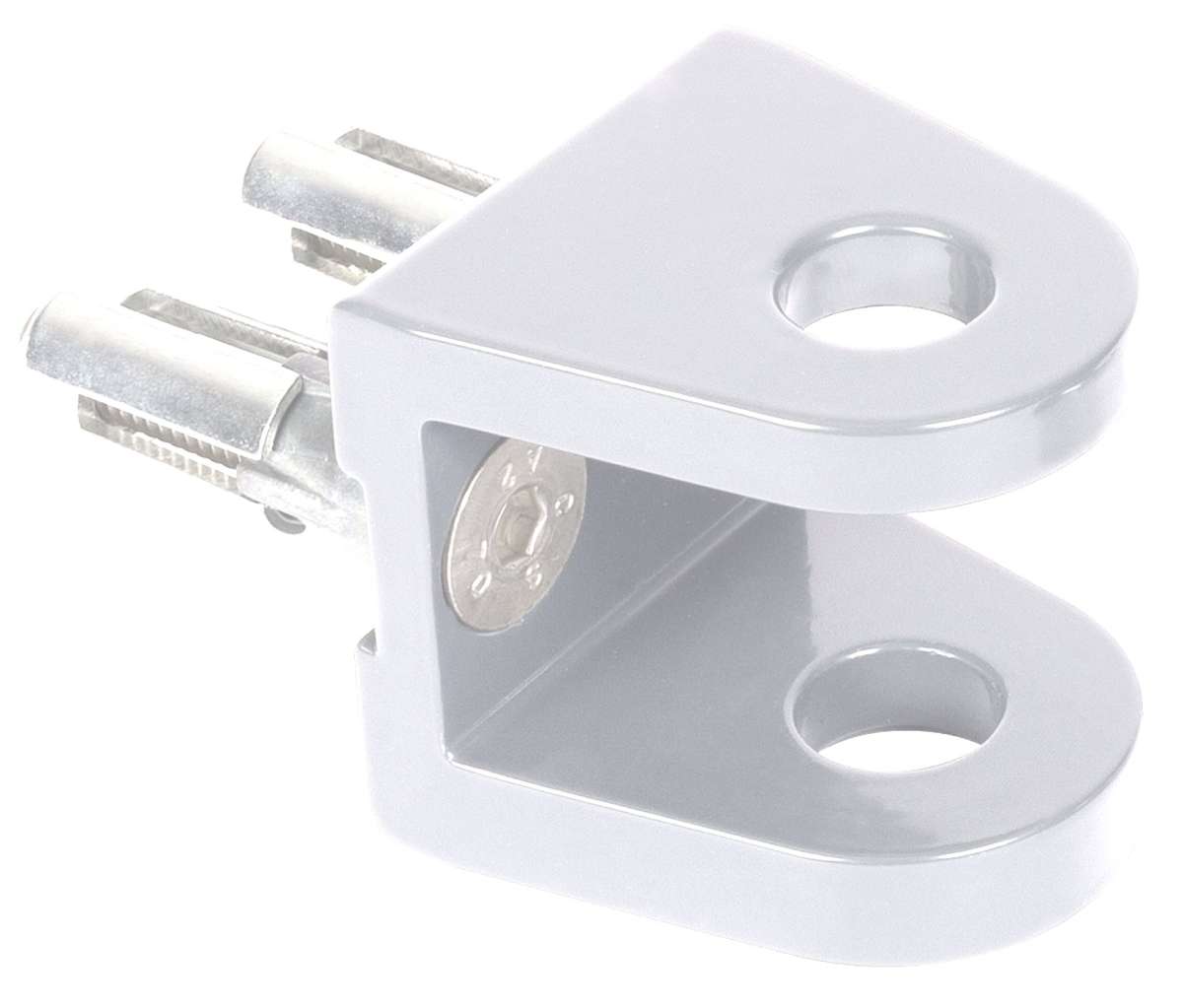 U-Lasche zum Anschrauben für Torband M16, ALUM | torbeschlaghandel.de